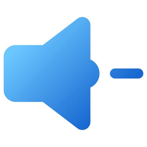 Decrease Volume Generic Gradient Fill Icon