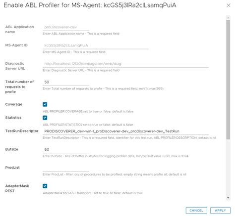 Enable Abl Profiler Prodiscoverer Tools Documentation