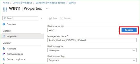 How To Rename Windows Device Using Intune