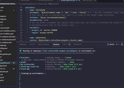 If A Kubeconfig Garden Depends On Is Generated By Terraform Within The