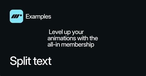 Split Text — Motion For Vue Example