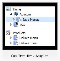 Css Tree Menu Samples Javascript Tree Menu