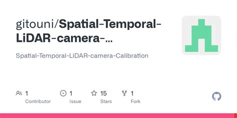 Github Gitouni Spatial Temporal Lidar Camera Calibration Spatial Temporal Lidar Camera