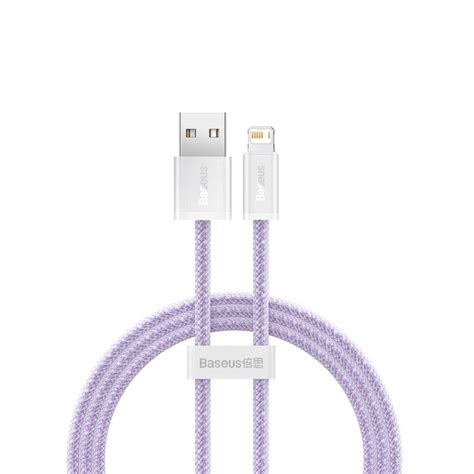 Baseus Dynamic Series Fast Charging Data Cable Usb To Ip A M Purple