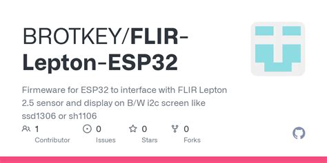 Flir Lepton Esp Esp Flir Esp Flir Ino At Master Brotkey Flir Lepton Esp Github