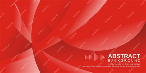 Premium Vector Abstract Red Gradient Circle Geometric Futuristic Background Vector