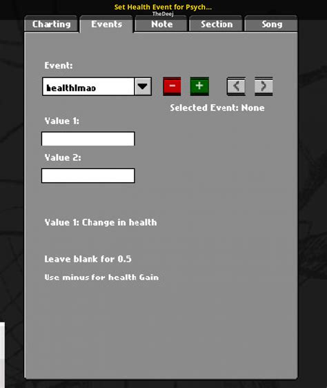 Set Health Event For Psych Engine Modding Tool For Friday Night Funkin