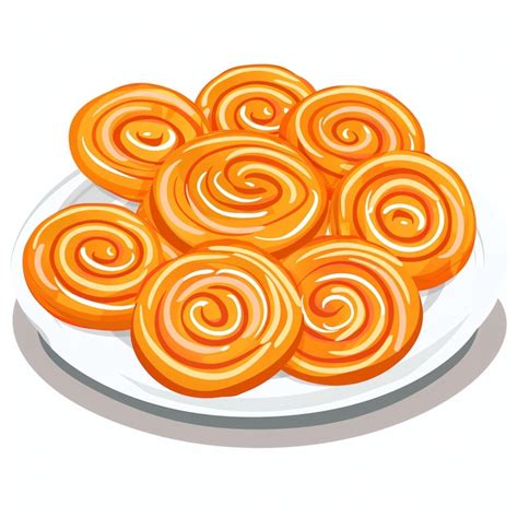 Premium Psd Jalebi Indian Illustration