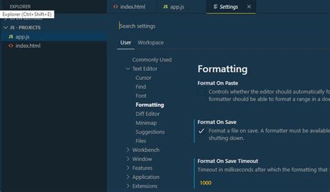 Prettier не форматирует код в Vscode