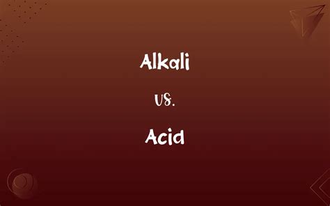Alkali Vs Acid Know The Difference