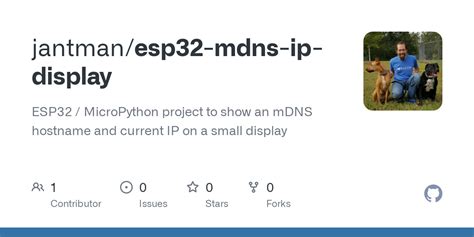 Github Jantmanesp32 Mdns Ip Display Esp32 Micropython Project To
