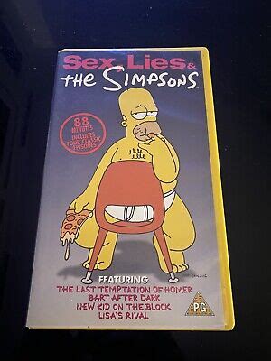 THE SIMPSONS SEX Lies And The Simpsons VHS 2 50 PicClick UK