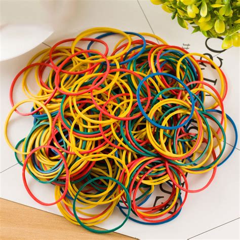 Badu Bg 30 бр Цветни еластични ластици за пакет пари Латекс от телешка кожа с диаметър 3 8 см