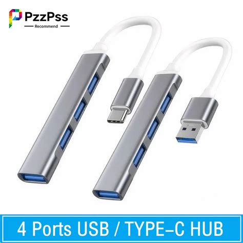 Usb C Hub Type C Port Multi Usb Splitter Adapter Otg For Huawei Xiaomi Macbook Pro