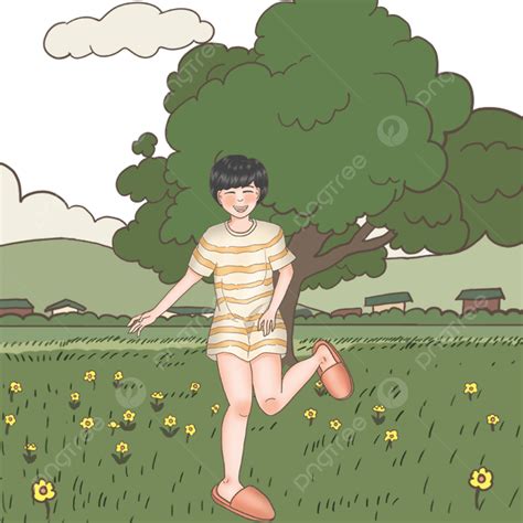 Personality Short Hair Girl Cute Short Hair Girl Girl Short Hair Png