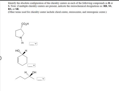 [solved] Could You Help Me Find Absolute Configuration Course Hero