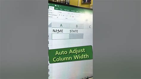 😍auto Adjust Column Width Excel Advance Trick Shorts Ytshorts Excel Ytviral Youtube