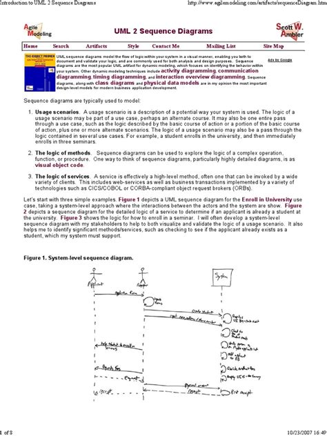 PDF Introduction To UML Sequence Diagrams DOKUMEN TIPS