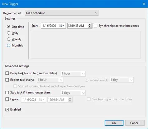 Windows 10 Schedule Specific Time To Run A Task Windows Forum