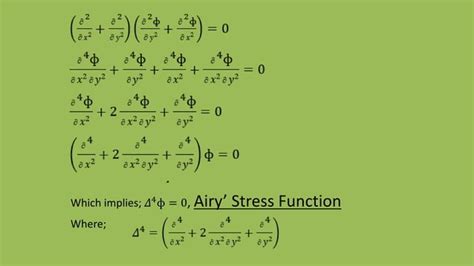 Compatibility Equation And Airys Stress Function Of Theory Of