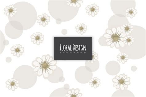 벡터에서 완벽 한 꽃 패턴입니다 바탕 화면 템플릿 프리미엄 벡터