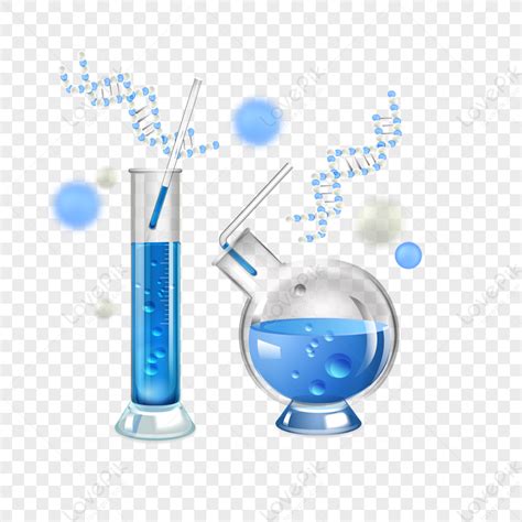 유리 화학 시약 비이커 액체 용기 물 일러스트 약물 병원 Png 일러스트 무료 다운로드 Lovepik