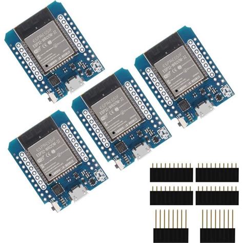 Esp32 Esp 32 Lot De 4 Cartes De Développement Wi Fi Et Bluetooth Pour A769 Cdiscount Informatique