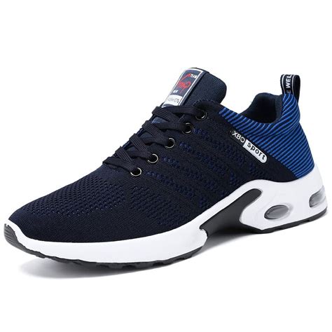 Corasun Mens Breathable Running Shoes Lightweight Fly Knit Mesh
