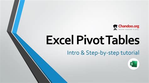 How To Create A Pivot Table In Excel A Step By Step Tutorial With Video At Scott Fleming Blog