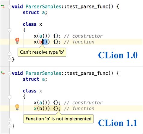 Clion 11 Eap Starts With Massive Overhaul Of The Parser Lldb