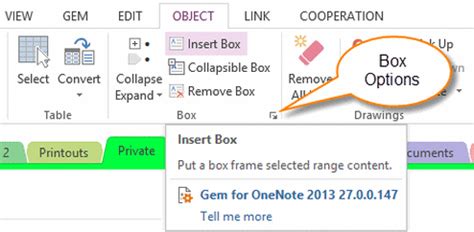 Feigned Text Box Text Borders Or Frame In OneNote Office OneNote Gem Add Ins