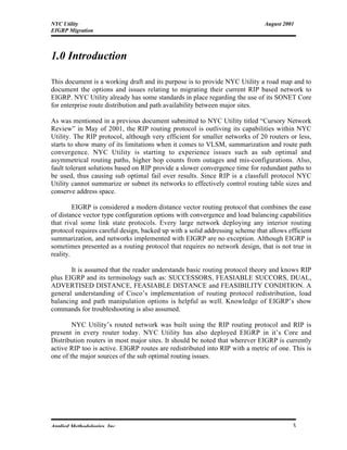 Enterprise Routing Protocol Migration Pdf