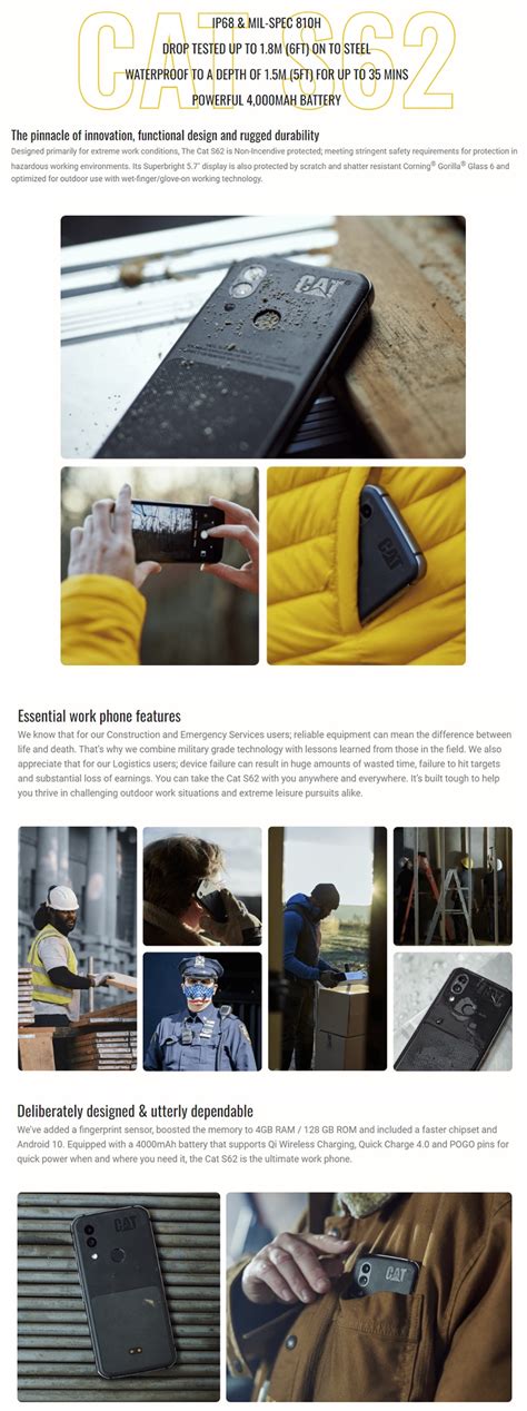 Cat S62 Access Wireless