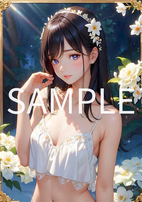 Yahooオークション No323127【全て1点もの】『a4サイズ 美女ポスタ