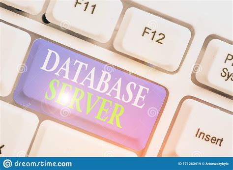 Conceptual Hand Writing Showing Database Server Business Photo Showcasing Uses A Database