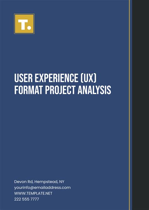 Free User Experience Ux Format Project Analysis Template To Edit Online