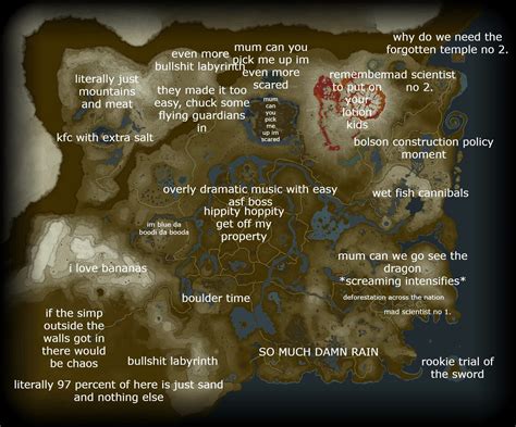 Basic Facts About The Botw Map Rbreathofthewild