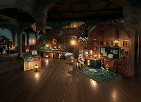 【原神·尘歌壶】枫丹壶室内——🕰巧克力古堡 爱吃甜食的秦暖 尘歌壶，装修，壁纸等 哔哩哔哩视频