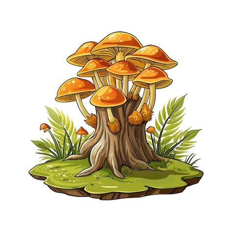 Premium Vector Tree Stump Concept Illustration