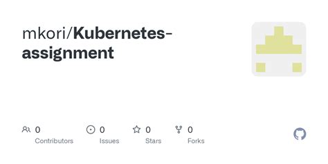 GitHub Mkori Kubernetes Assignment