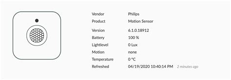 Hue Motion Sensor Not Showin Temp And Lux Configuration Home Assistant Community
