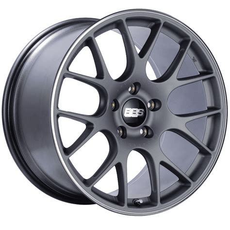Bbs Ch R Satin Titanium Polished Rim Protector Wheel 20x115 5 130 65