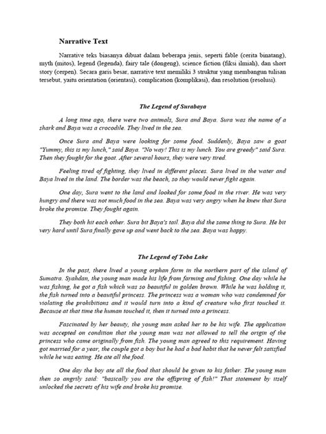 Narative Text Pdf