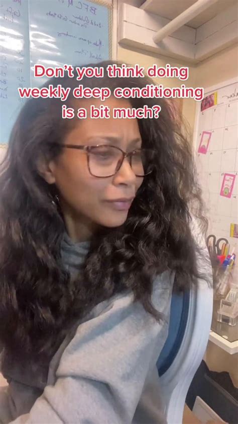 There Is Misconception That You Should Be Deep Conditioning Your Hair Weekly For Your Hair To Be