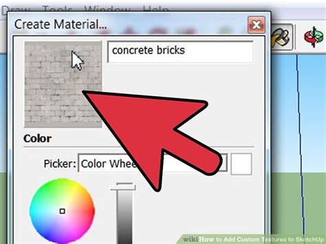 How To Add Custom Textures To SketchUp Steps With Pictures