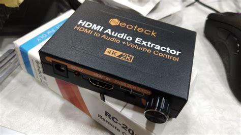 Hdmi Audio Extractor With Volume Control Computers And Tech Parts And Accessories Cables