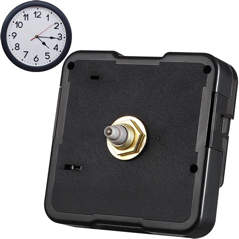 Bestonzon Clock Motor Battery Quartz Clock Movement 1pack Black Plastic