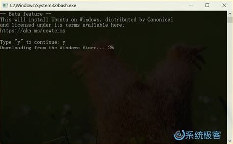 如何启用bash On Ubuntu On Windows 系统极客