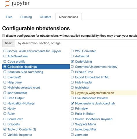 Jupyter Notebook Extensions And Tools Yingchis Blog