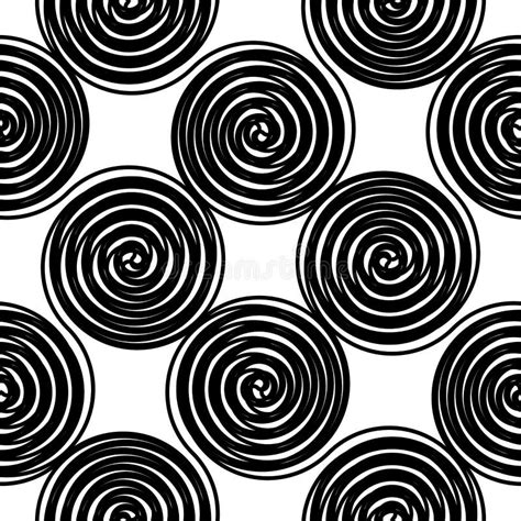 Design Seamless Spiral Pattern Stock Vector Illustration Of Design
